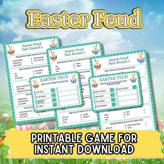 EASTER FAMILY FEUD GAME PRINTABLE – The Game Room
