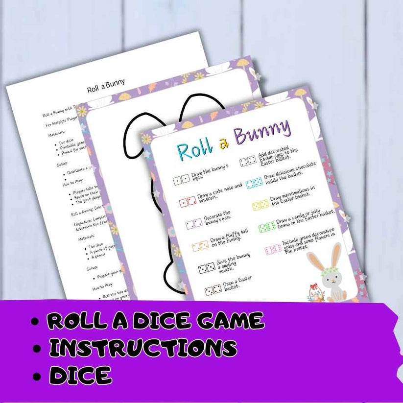 ROLL A BUNNY EASTER DICE GAME – The Game Room