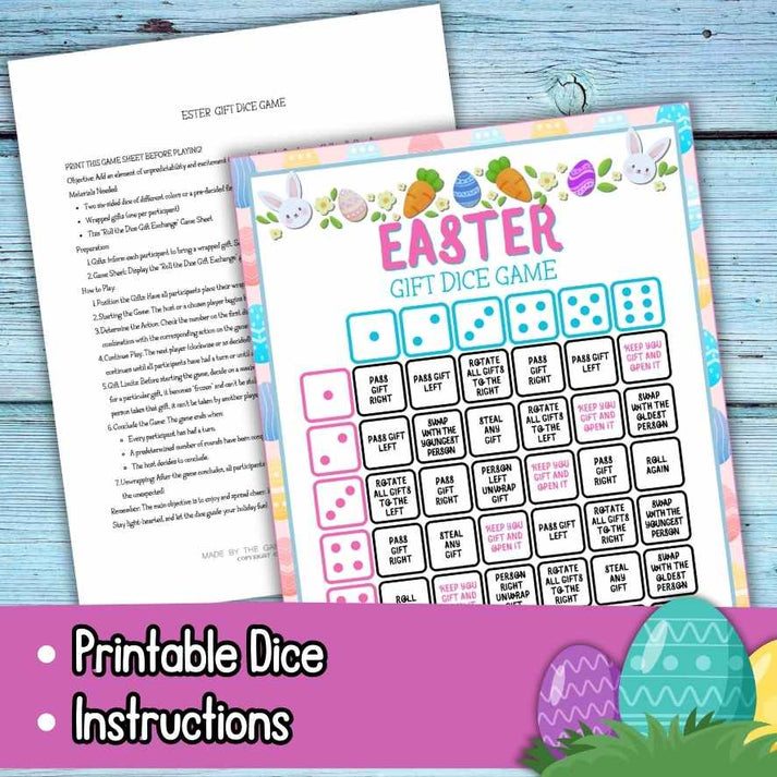 EASTER DICE GAME GIFT EXCHANGE – The Game Room