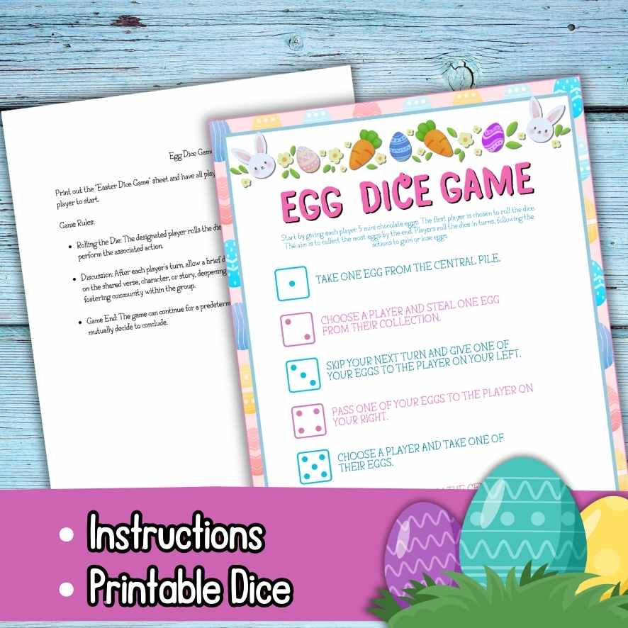 EGG DICE GAME – The Game Room