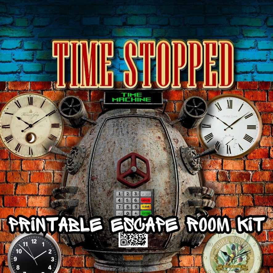 ESCAPE ROOM TIME STOPPED - A REAL EXPERIENCE AT HOME – The Game Room