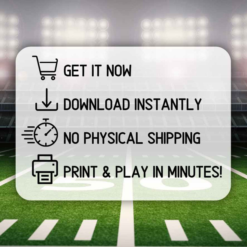 FOOTBALL EMOJI GAME PRINTABLE – The Game Room