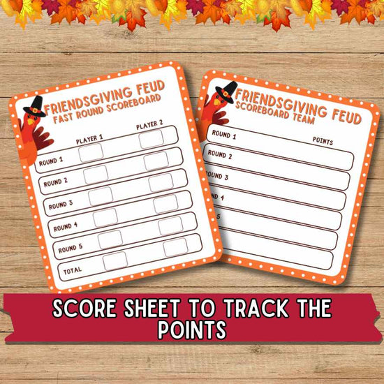FRIENDSGIVING GAME FEUD – The Game Room