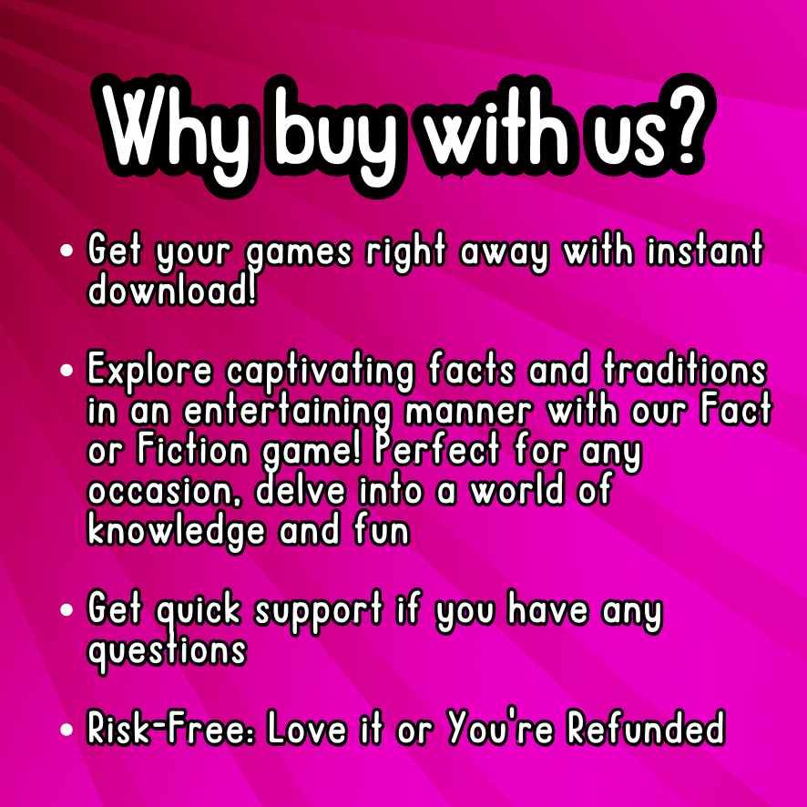 FACT OR FICTION QUESTIONS GAME The Game Room fact-or-fiction-questions-game-the-game-room