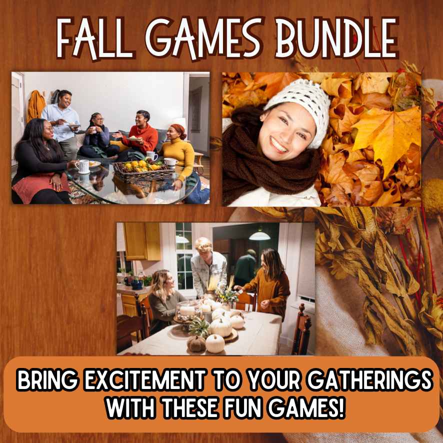 FALL GAMES PRINTABLE BUNDLE – The Game Room