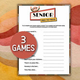 SENIOR CITIZEN GAMES – The Game Room