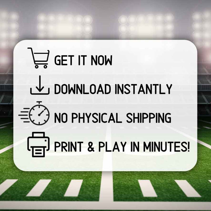 FOOTBALL PREDICTIONS GAME PRINTABLE – The Game Room