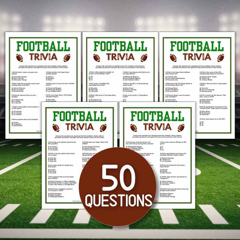 FOOTBALL TRIVIA QUESTIONS AND ANSWERS – The Game Room