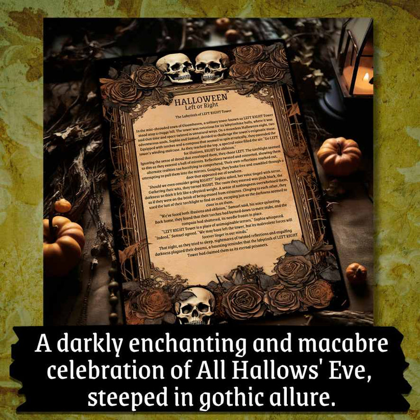 LEFT RIGHT HALLOWEEN GOTHIC STORY GAME – The Game Room