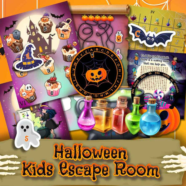 HALLOWEEN ESCAPE ROOM PRINTABLE – The Game Room