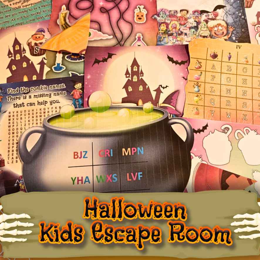 HALLOWEEN ESCAPE ROOM PRINTABLE – The Game Room