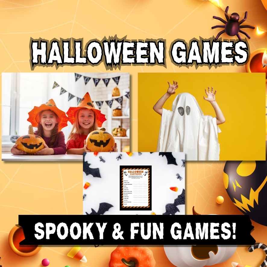 HALLOWEEN GAMES BUNDLE KIDS SHEETS – The Game Room