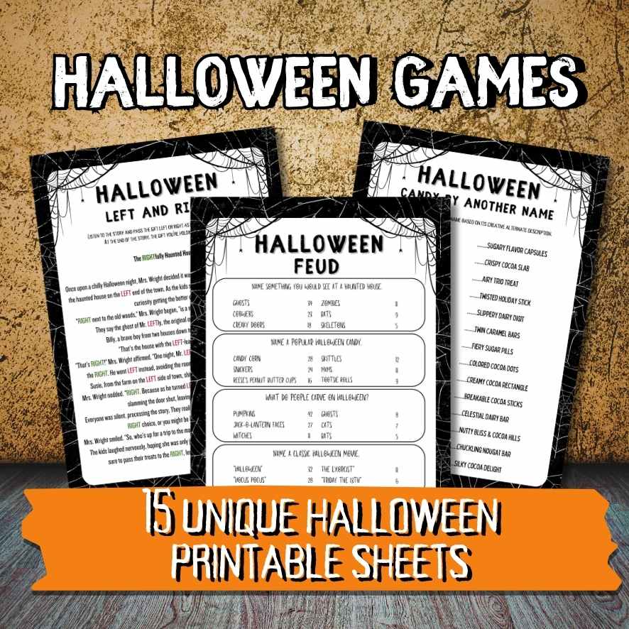 ADULT PARTY GAMES HALLOWEEN ACTIVITIES – The Game Room