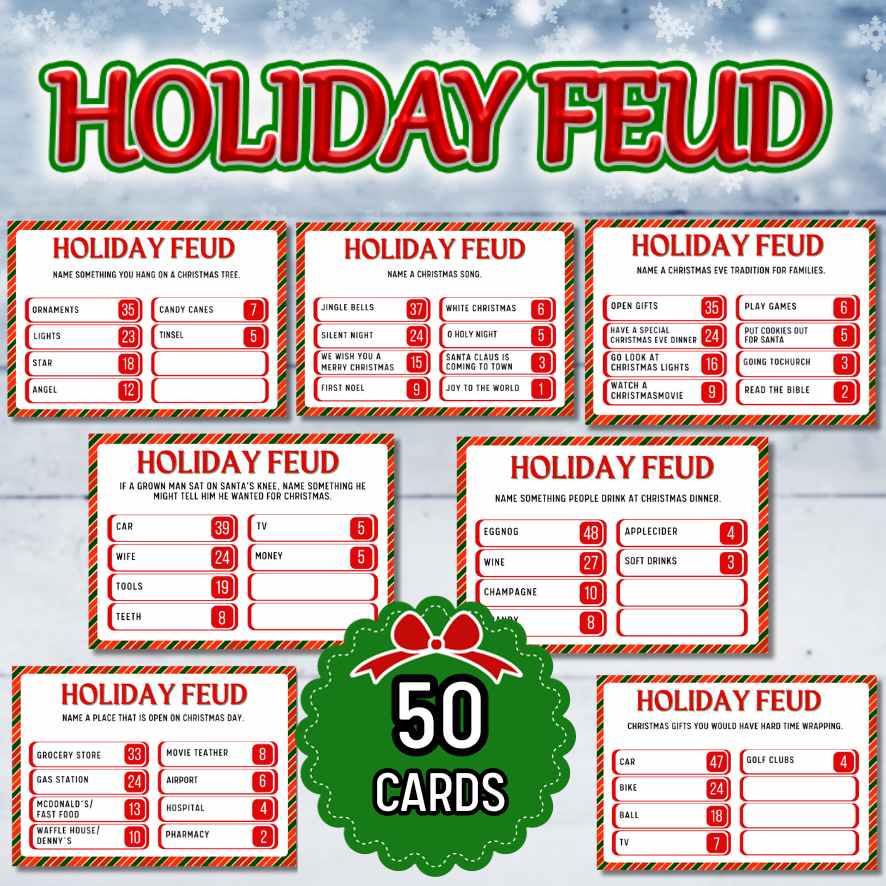 CHRISTMAS HOLIDAY GAMES – The Game Room