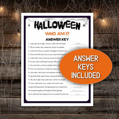 HALLOWEEN WHO AM I? GAME – The Game Room