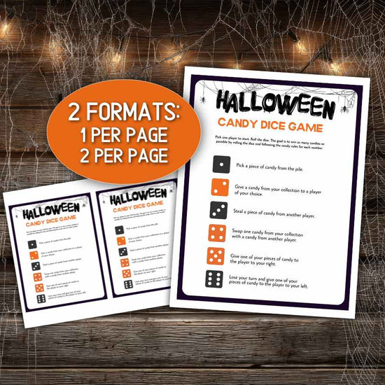 HALLOWEEN CANDY DICE GAME – The Game Room