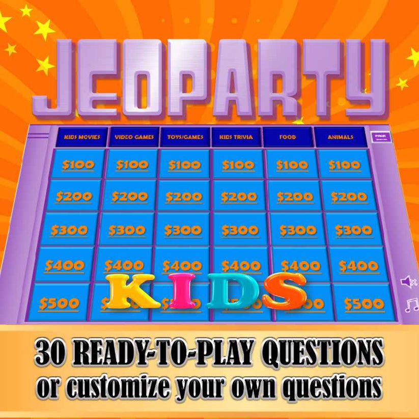 JEOPARTY KIDS - POWERPOINT GAME – The Game Room