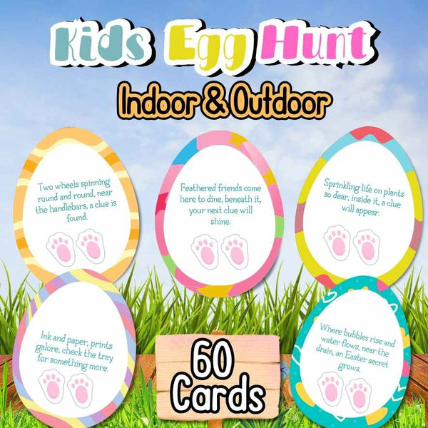 EASTER EGG HUNT FOR KIDS PRINTABLE – The Game Room