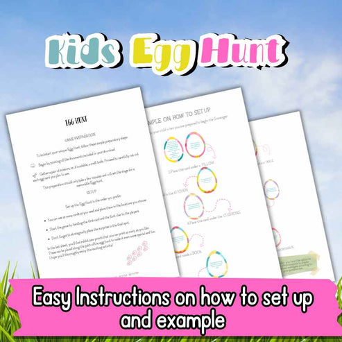 EASTER EGG HUNT FOR KIDS PRINTABLE – The Game Room