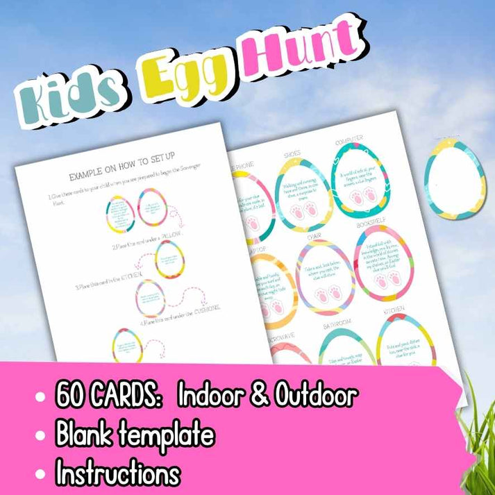 EASTER EGG HUNT FOR KIDS PRINTABLE – The Game Room