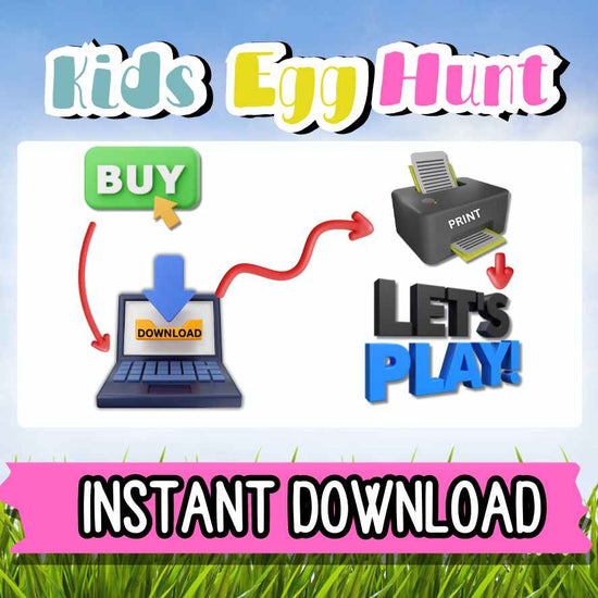 EASTER EGG HUNT FOR KIDS PRINTABLE – The Game Room