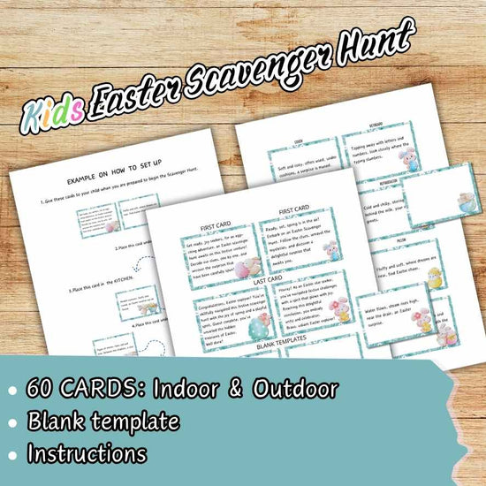 EASTER SCAVENGER HUNT FOR KIDS PRINTABLE – The Game Room