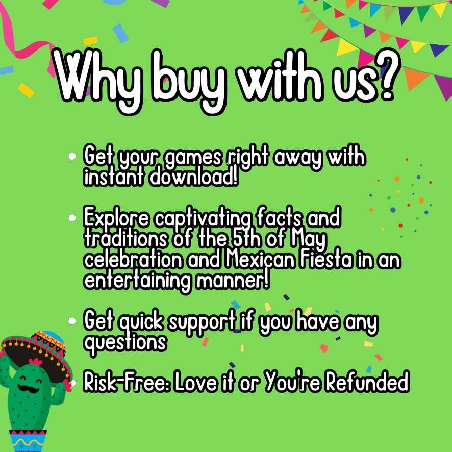 KIDS MEXICAN PARTY SCAVENGER HUNT – The Game Room