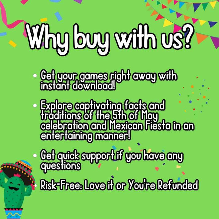 KIDS MEXICAN PARTY SCAVENGER HUNT – The Game Room