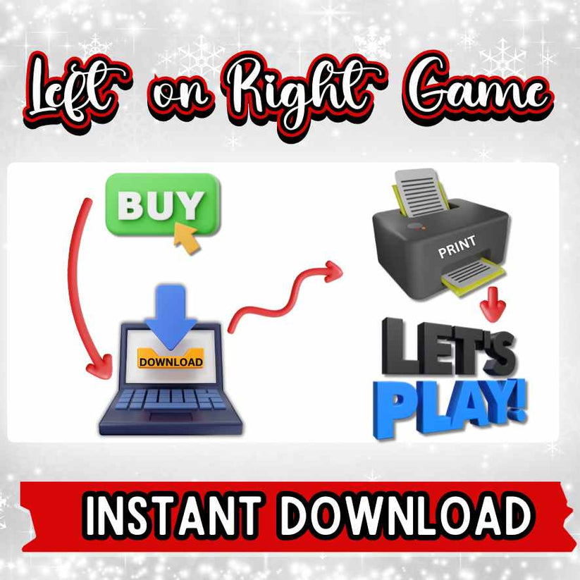 LEFT RIGHT CHRISTMAS GAME – The Game Room