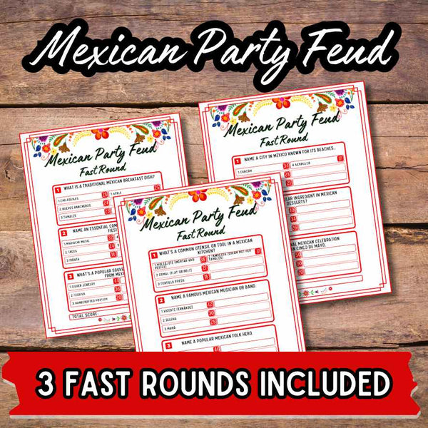 MEXICAN CINCO DE MAYO FAMILY FEUD – The Game Room