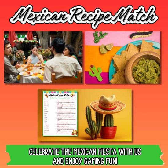 MEXICAN MATCH GAME PRINTABLE – The Game Room