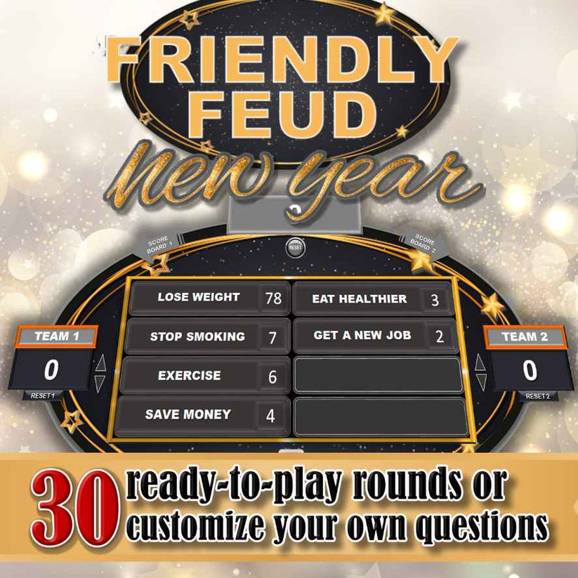 NEW YEARS EVE GAME FAMILY FRIENDLY FEUD – The Game Room