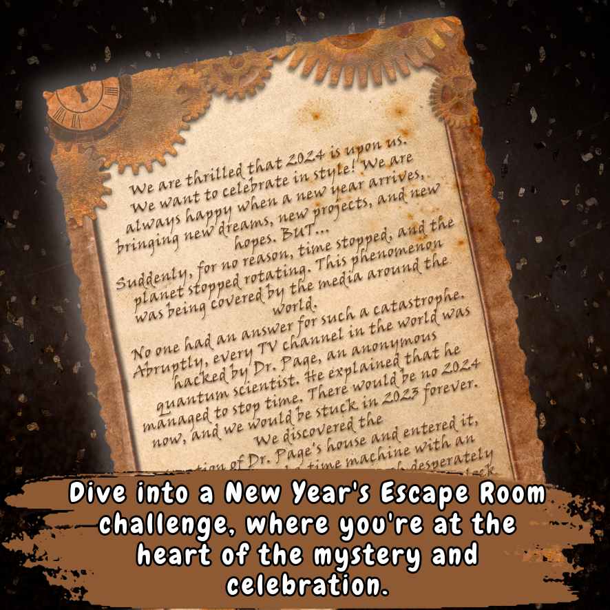 NEW YEARS ESCAPE ROOM GAME - PRINT AND PLAY – The Game Room