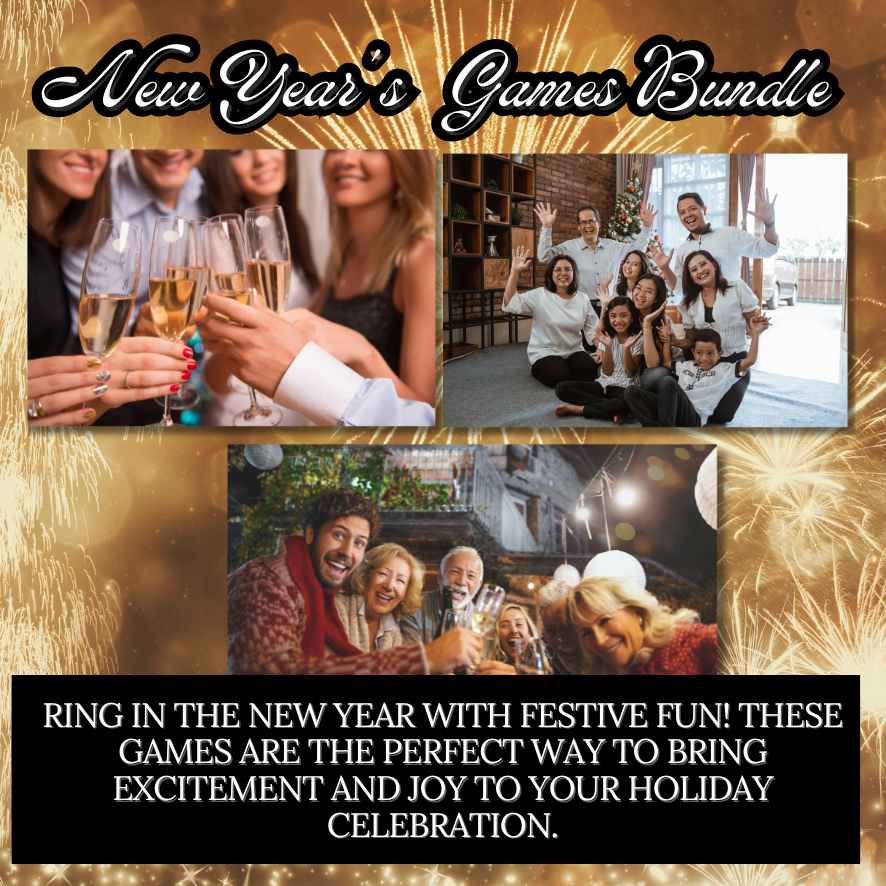 New Year’s Games Bundle | 30 Printable Party Games for All Ages – The ...