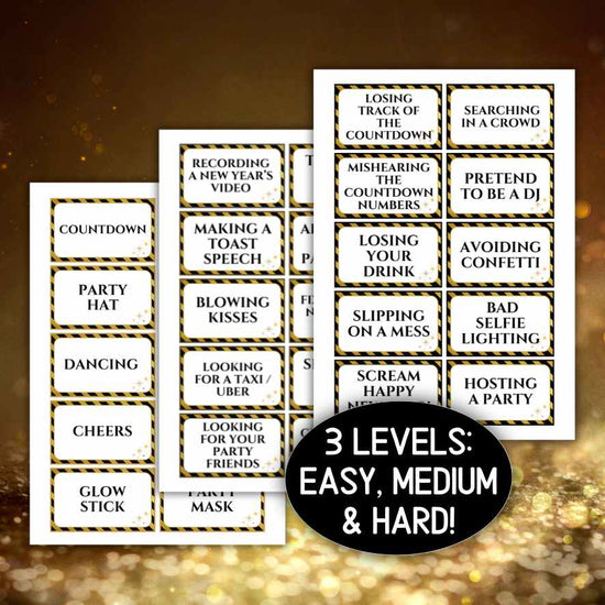 New Year’s Charades Game | Fun Printable Party Activity for All Ages ...