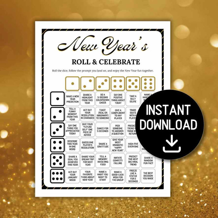 NEW YEAR´S EVE DICE GAME – The Game Room