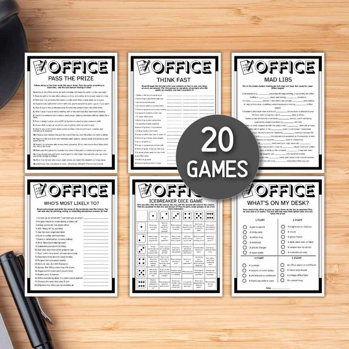 OFFICE & WORK GAMES – The Game Room