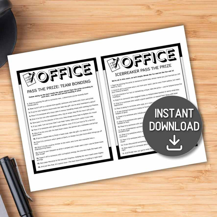 OFFICE & WORK GAMES – The Game Room