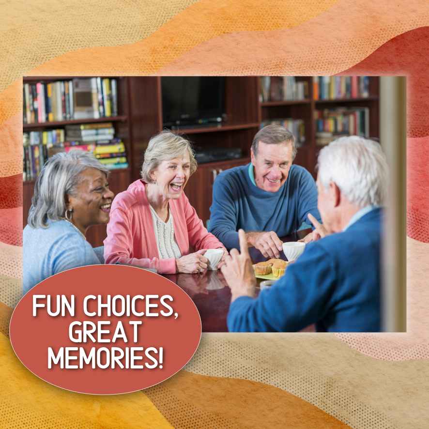 SENIOR CITIZEN GAMES – The Game Room