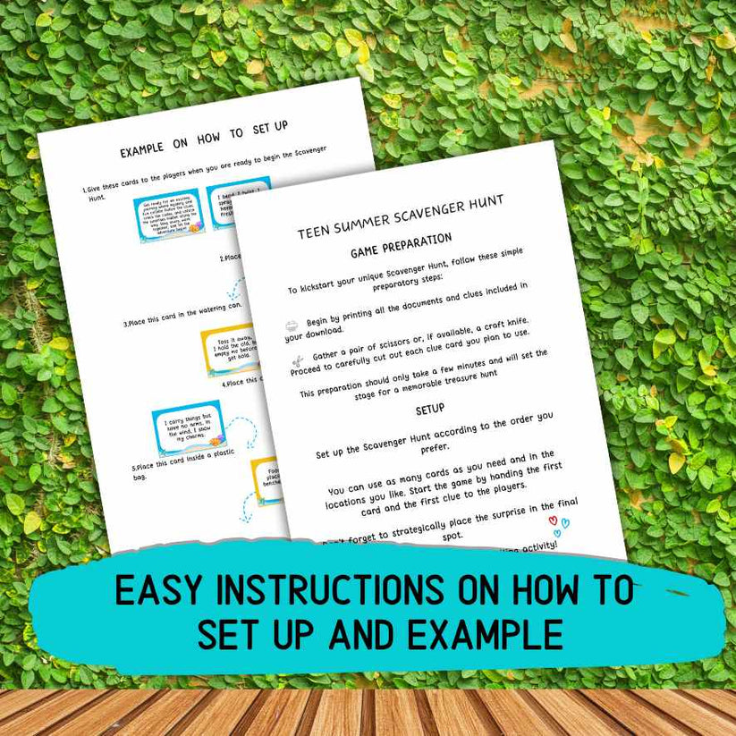 SUMMER SCAVENGER HUNT FOR TEENS – The Game Room