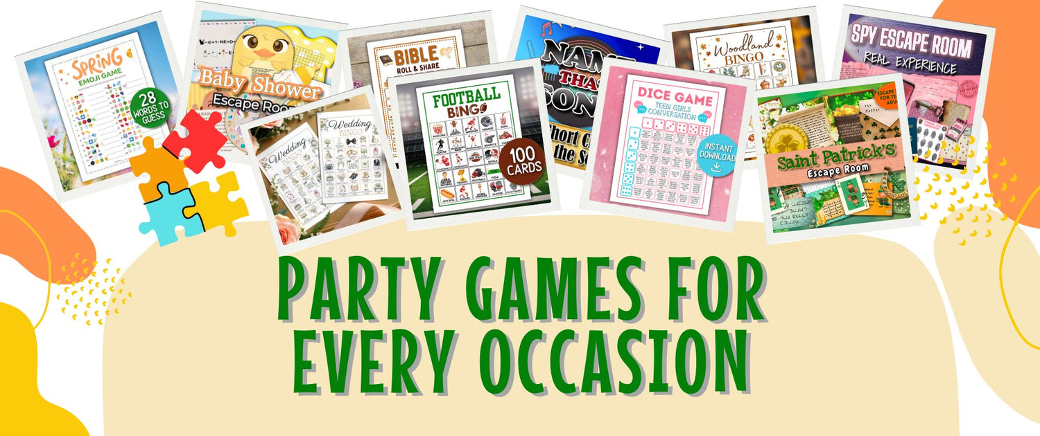 The Game Room | Printable & PowerPoint Party Games for Every Occasion