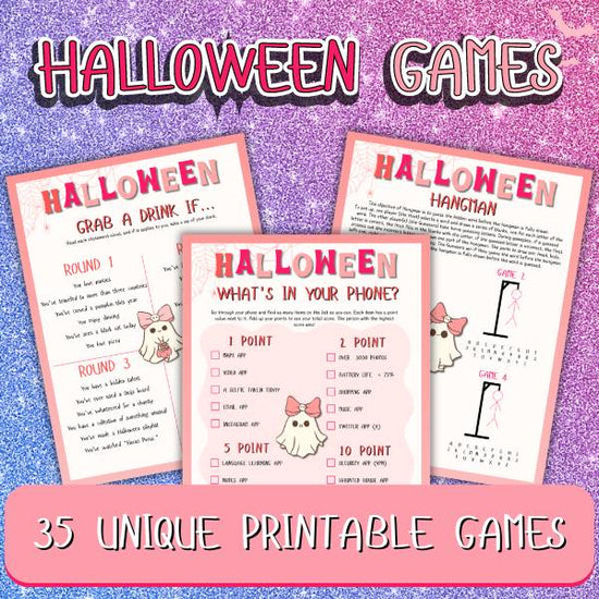 Halloween Pink Party Games – The Game Room