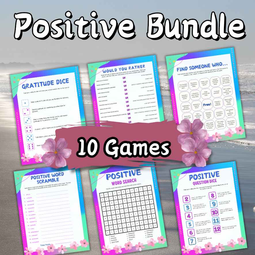 POSITIVE MIND ACTIVITY PACK – The Game Room