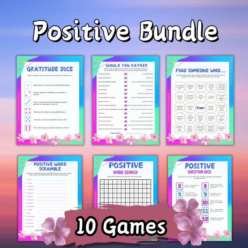 POSITIVE MIND ACTIVITY PACK – The Game Room