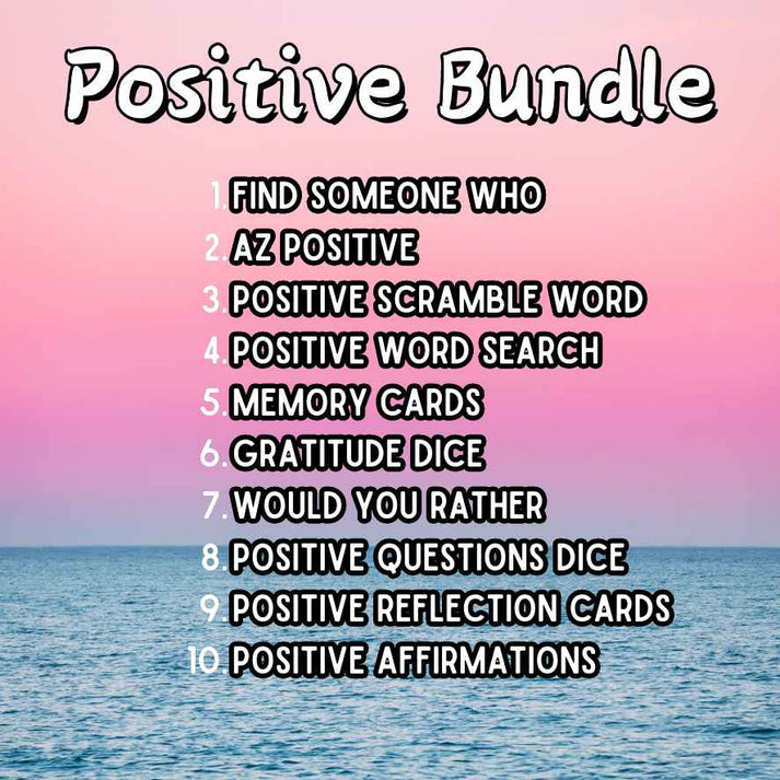 POSITIVE MIND ACTIVITY PACK – The Game Room