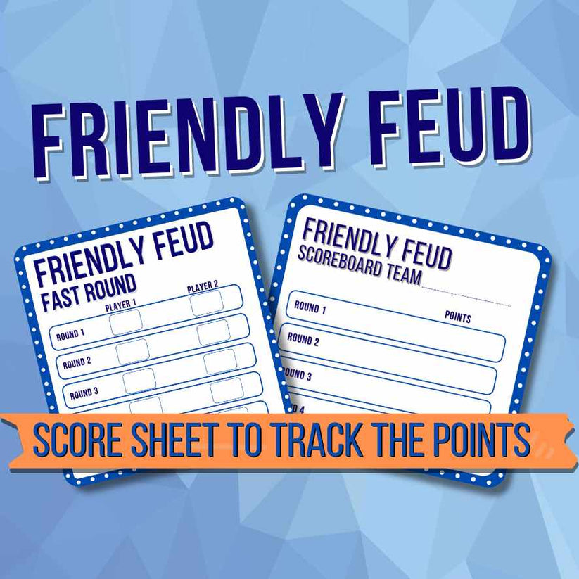 FAMILY Friendly FEUD Printable Game – Perfect for Family Game Night ...