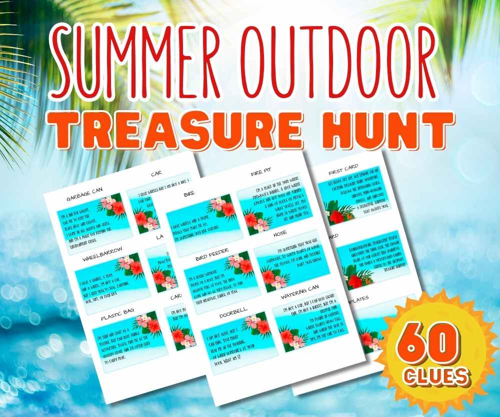 OUTDOOR SUMMER SCAVENGER HUNT – The Game Room