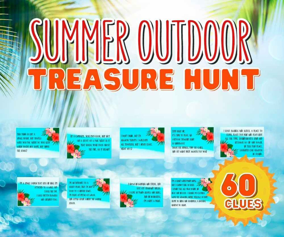 OUTDOOR SUMMER SCAVENGER HUNT – The Game Room