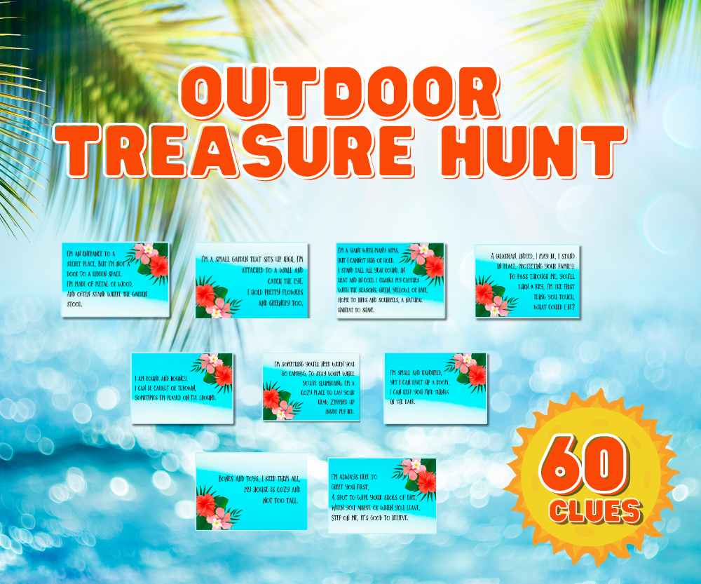 OUTDOOR SUMMER SCAVENGER HUNT – The Game Room