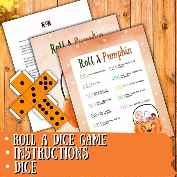 ROLL A PUMPKIN DICE GAME – The Game Room